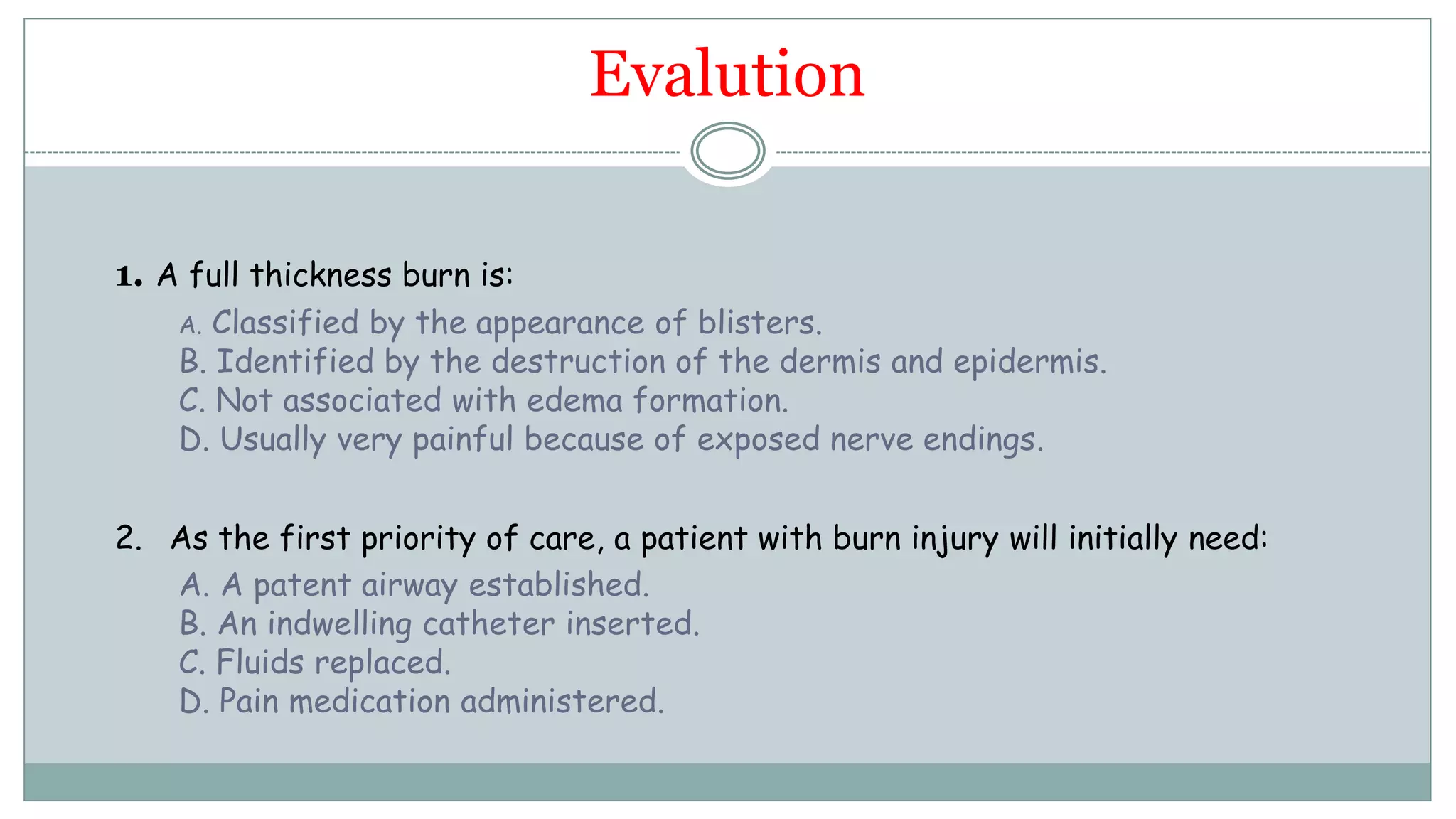Nursing management of burn patient | PPTX