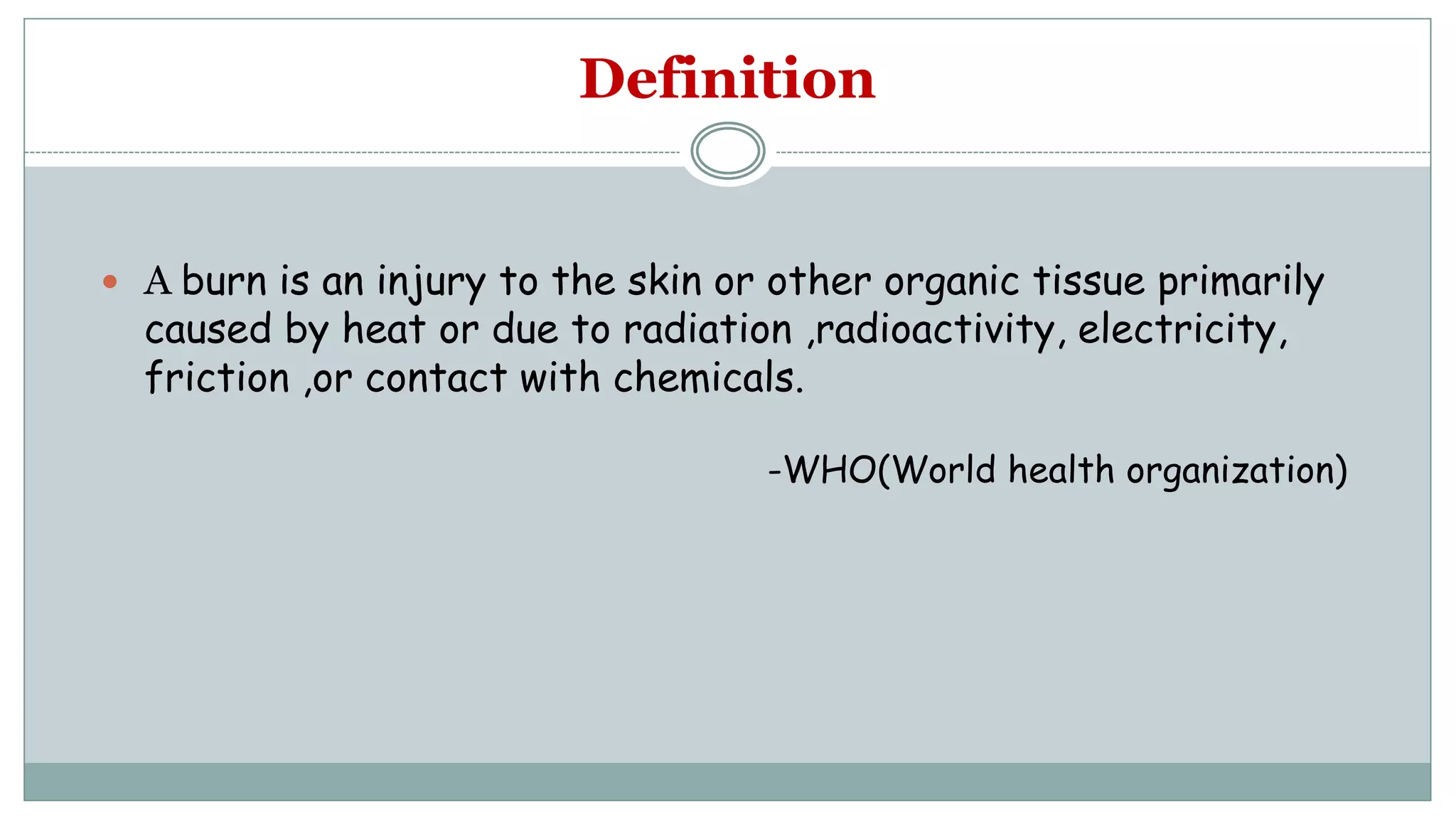 Nursing management of burn patient | PPTX