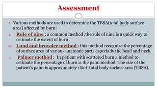 Nursing management of burn patient | PPTX