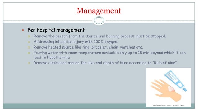 Nursing management of burn patient | PPTX
