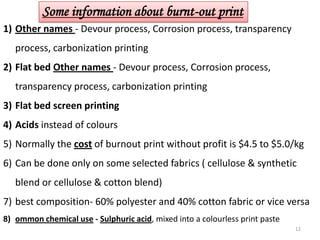 Burn-out printing | PDF