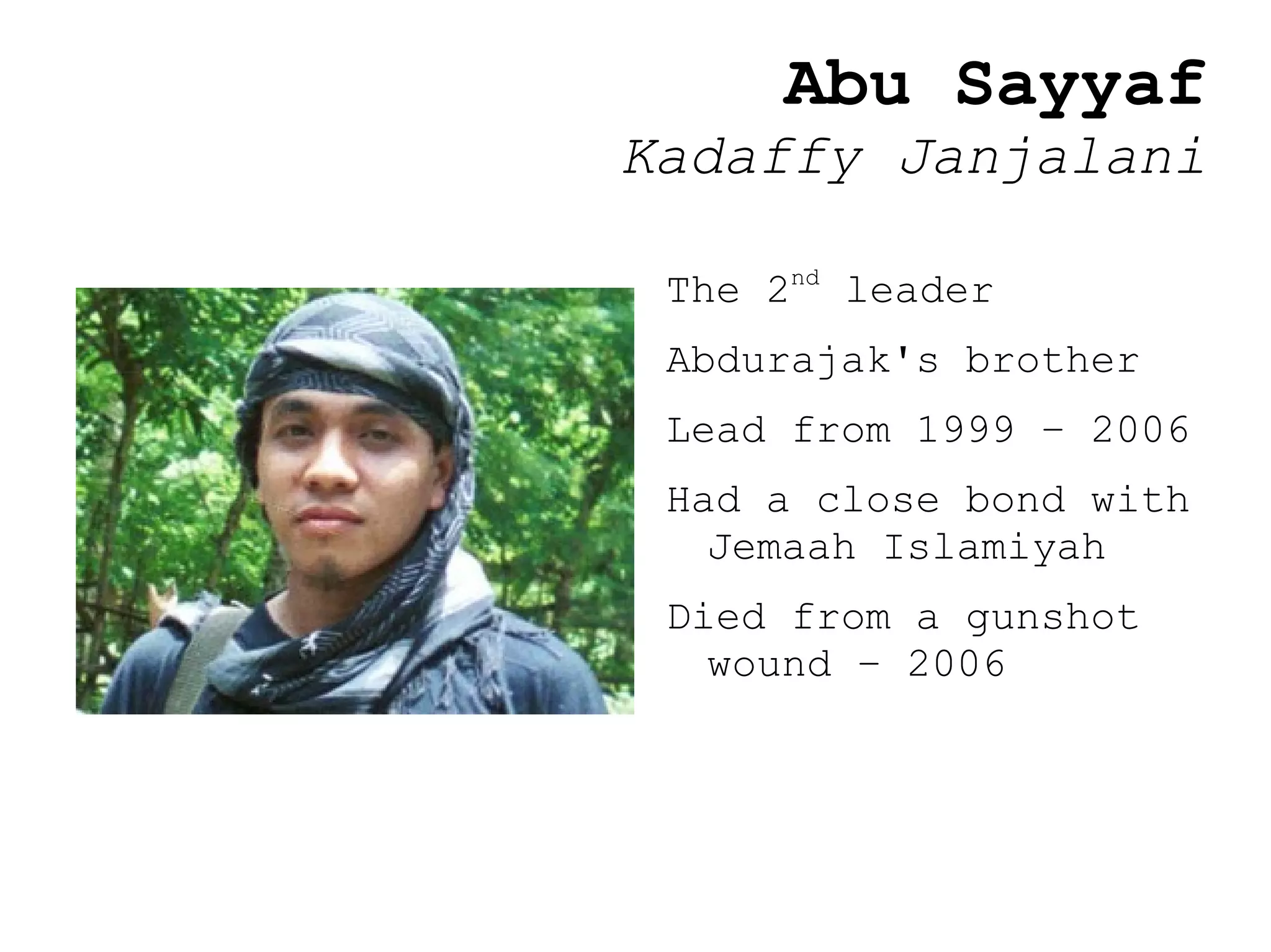 Abu Sayyaf Presentation | ODP