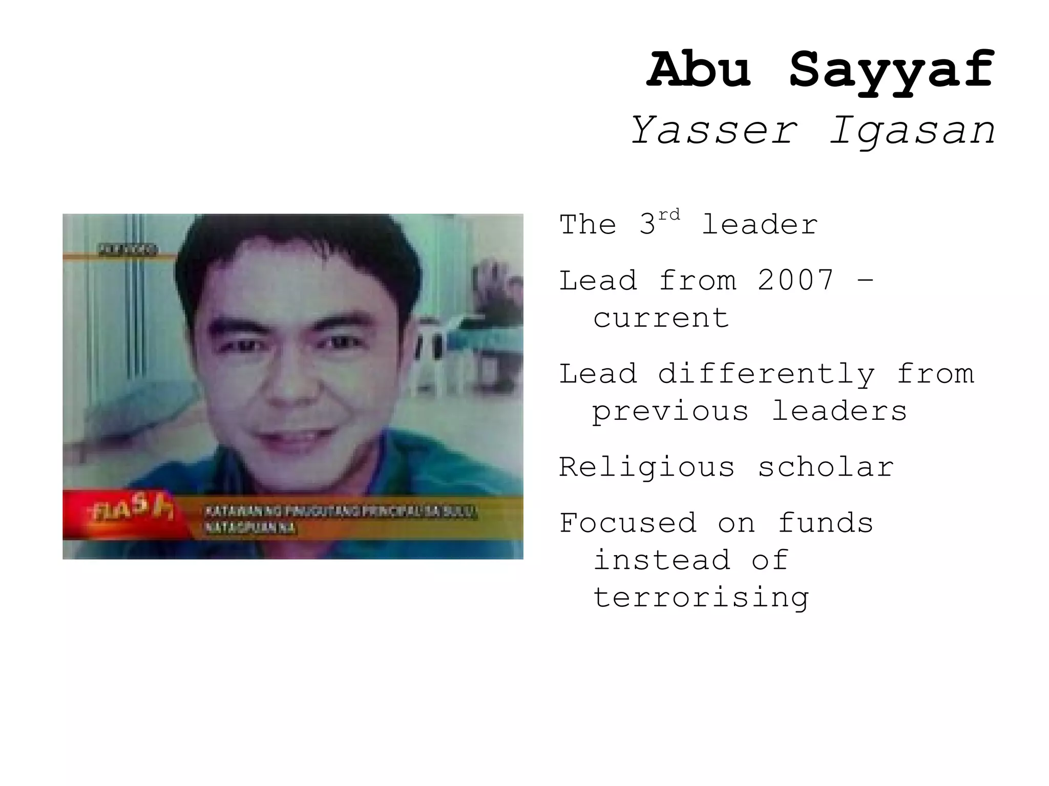 Abu Sayyaf Presentation | ODP