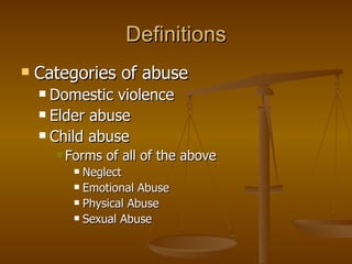 Abuse Lecture | PPT