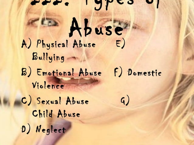 Abuse and violence | PPT