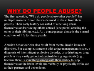 Abuse | PPTX