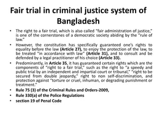 Abuse of policing power in pre trial investigation in bangladesh ...