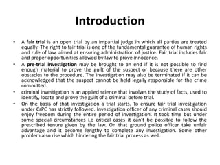 Abuse of policing power in pre trial investigation in bangladesh ...