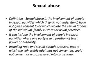 Abuse overview | PPTX