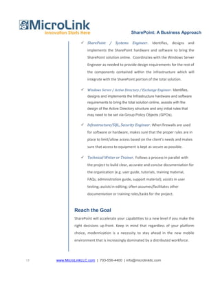 A Business Approach to SharePoint 2010 Whitepaper | PDF | Shareware and Freeware | Computer ...