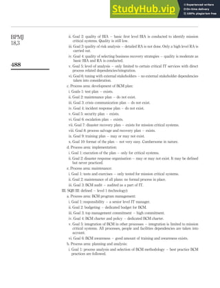 A Business Continuity Management Maturity Model For The UAE Banking ...