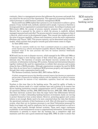 A Business Continuity Management Maturity Model For The UAE Banking ...