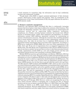 A Business Continuity Management Maturity Model For The UAE Banking ...