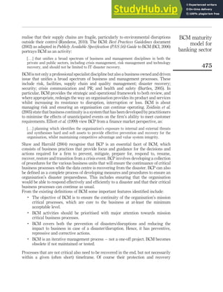 A Business Continuity Management Maturity Model For The UAE Banking ...