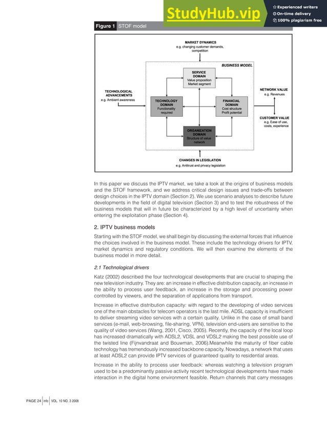 A business model for IPTV service a dynamic framework.pdf