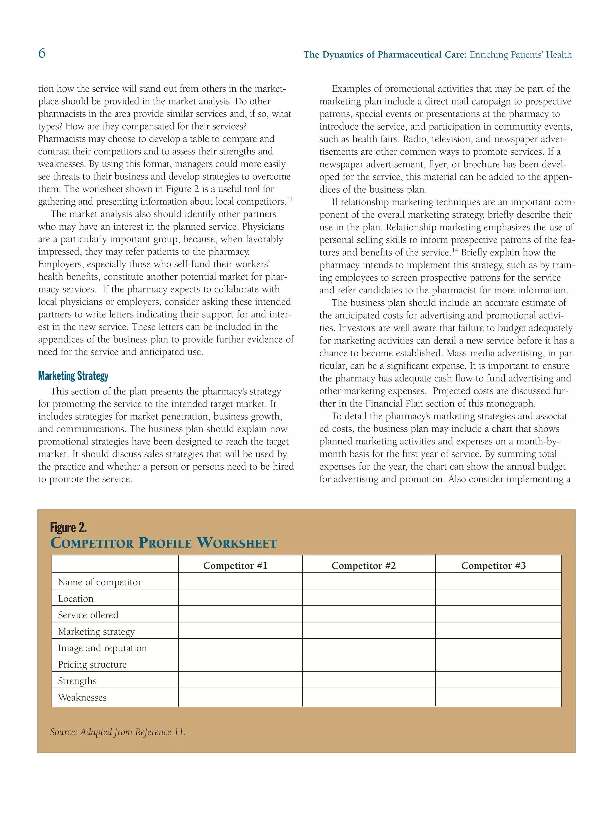 A business plan for a new pharmacy service | PDF