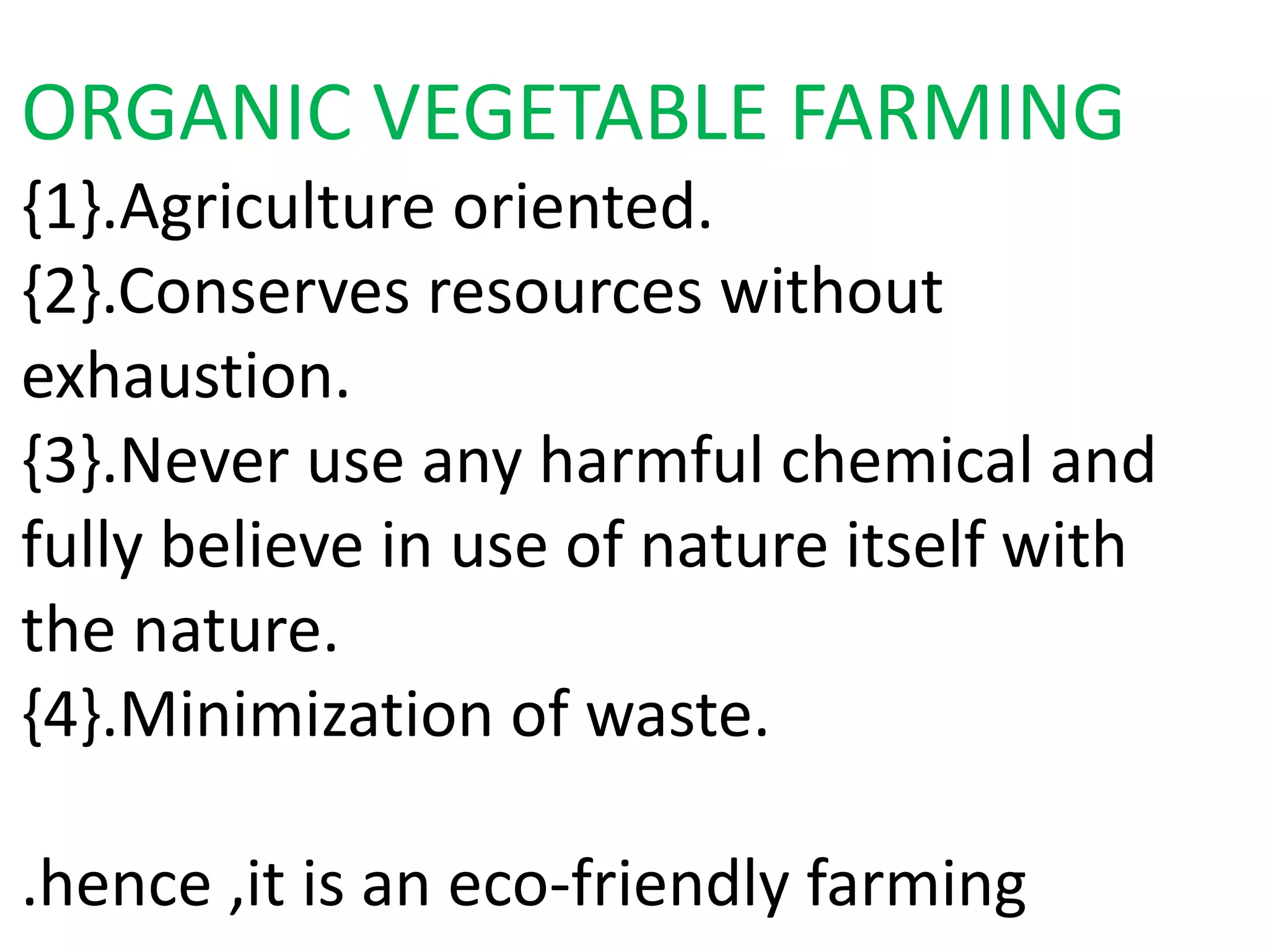 ORGANIC FARMING [BUSINESS PLAN ] | PPTX
