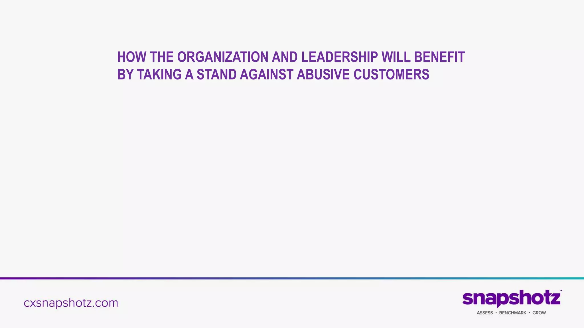Say NO to customer abuse of frontline customer service agents 3 steps ...