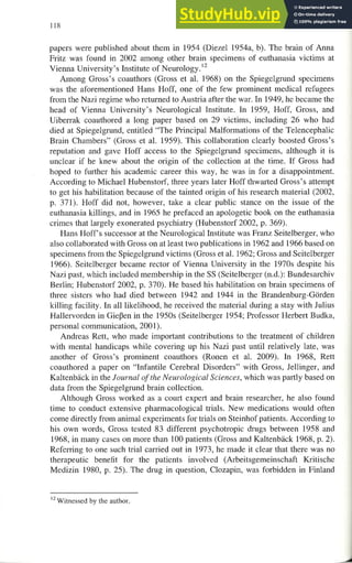 Abusive Medical Practices On Euthanasia Victims In Austria During And ...