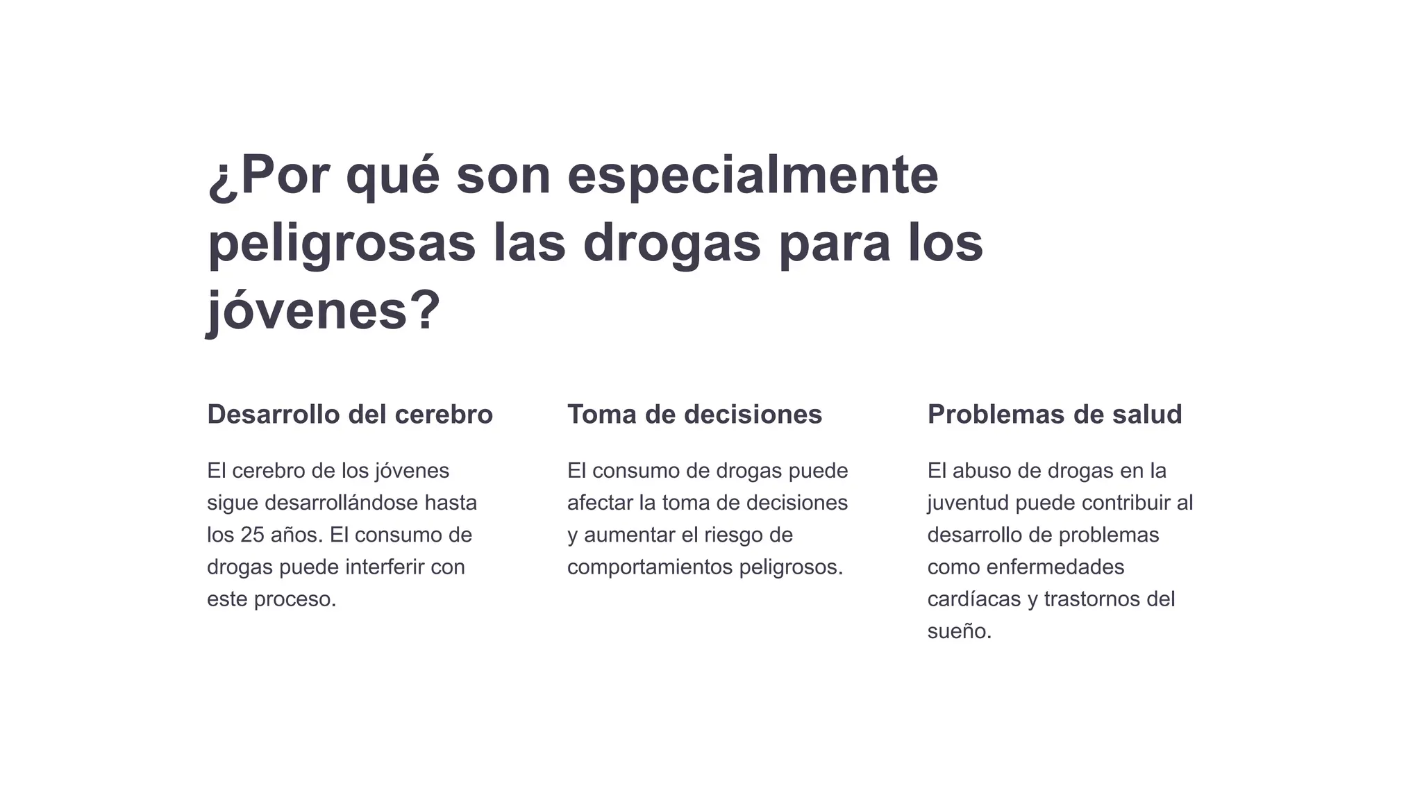 Abuso De Drogas Y Los Adolescentes 3ropptx Pptx Substance Abuse