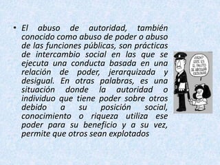 Abuso de poder | PPTX
