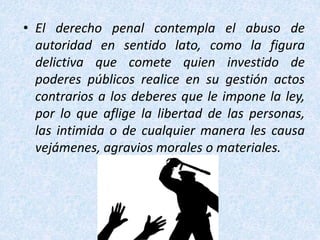 Abuso de poder | PPTX