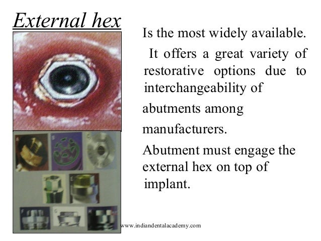 Abutments/ dental implant courses