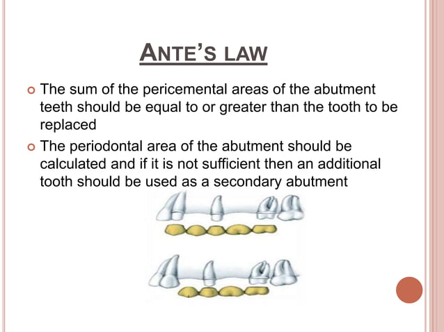 Selection of Abutment Teeth | PPTX | Dental Health | Diseases and ...