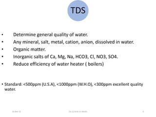 Water Analysis | PPTX