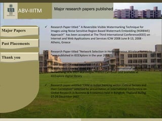 ABV-IIITM Gwalior | PPS
