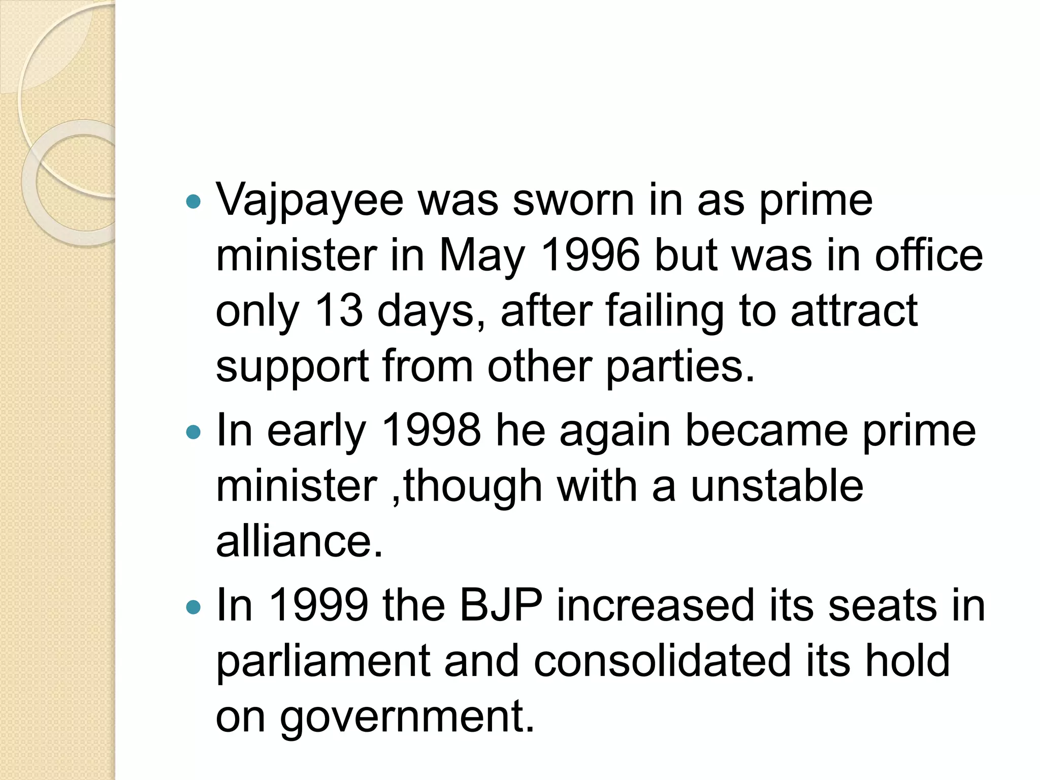 Atal Bihari Vajpayee | PPTX