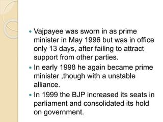 Atal Bihari Vajpayee | PPTX