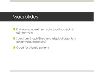 Antibiotics-basics | PPTX