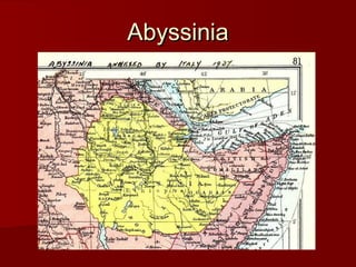 Abyssinia IGCSE History | PPT
