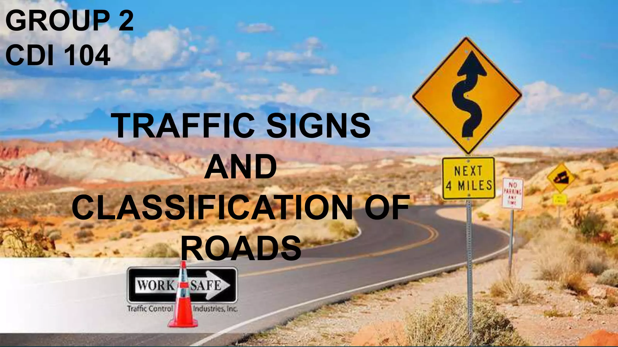 Traffic signs and road classification guide | PPT