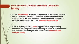 Abzyme(catalytic antibody) | PPTX