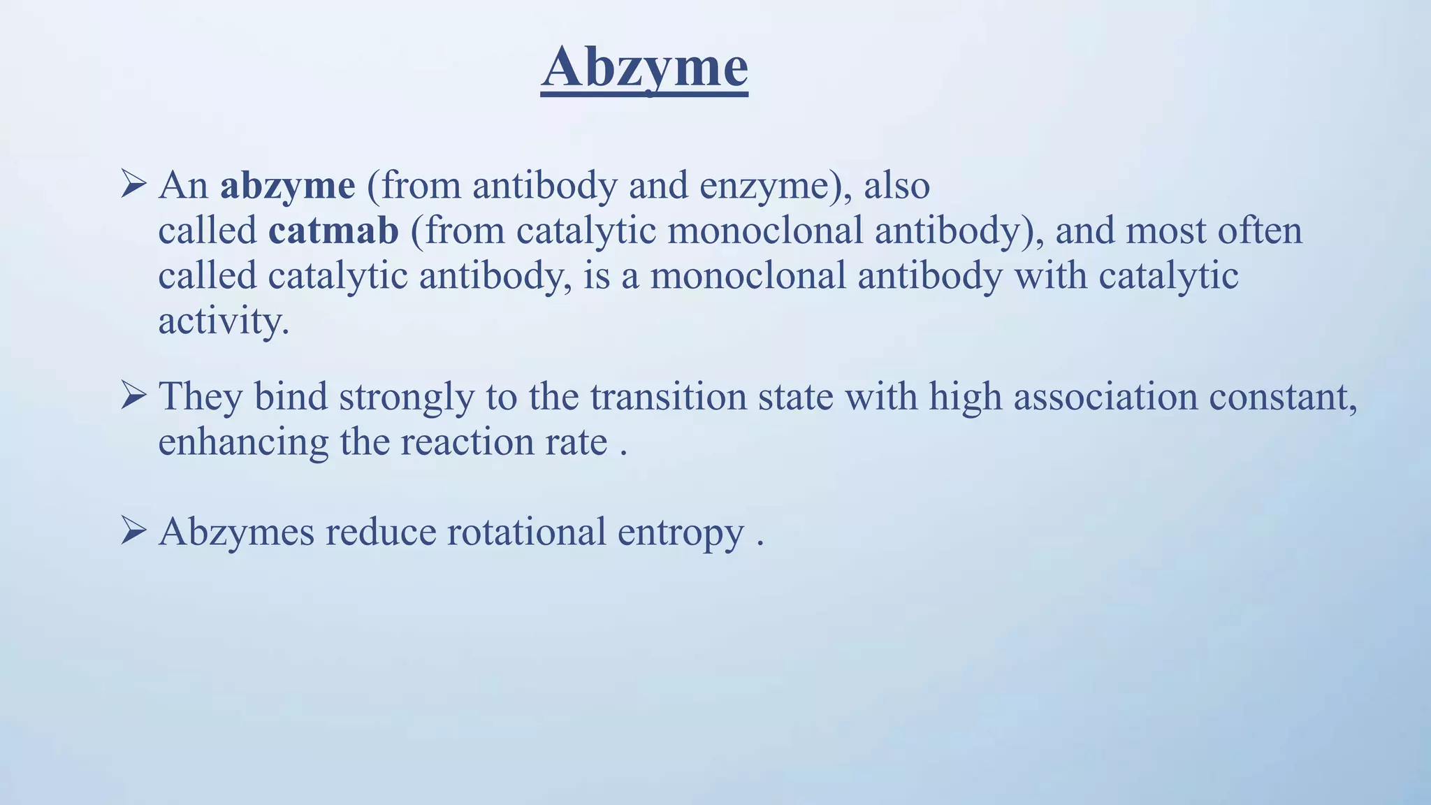 Abzymes | PPTX