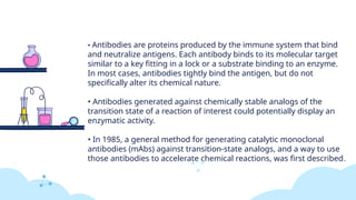Catabolic antibodies (AbZymes)-ENZYMOLOGY type of enzyme | PPTX