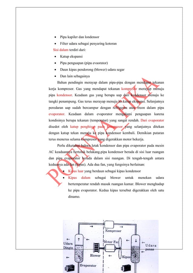 Sistem Kerja Air Conditioner (AC) | PDF