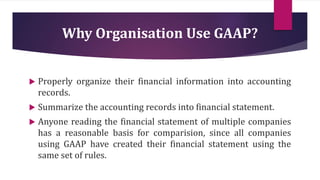 GAAP, Accounting Standards and IFRS | PPTX