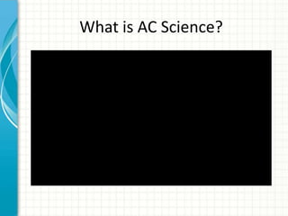 Australian Curriculum Science | PPTX