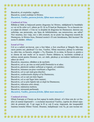 Acatistul Sfântului mucenic Vasilisc (3 martie şi 22 mai) | PDF