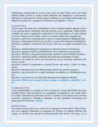 Acatistul Sfântului Efrem cel nou pentru ridicarea din deznădejde sau ...