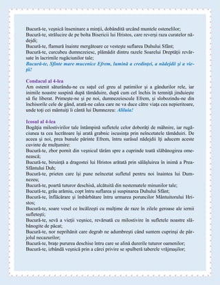 Acatistul Sfântului Efrem cel nou pentru ridicarea din deznădejde sau ...