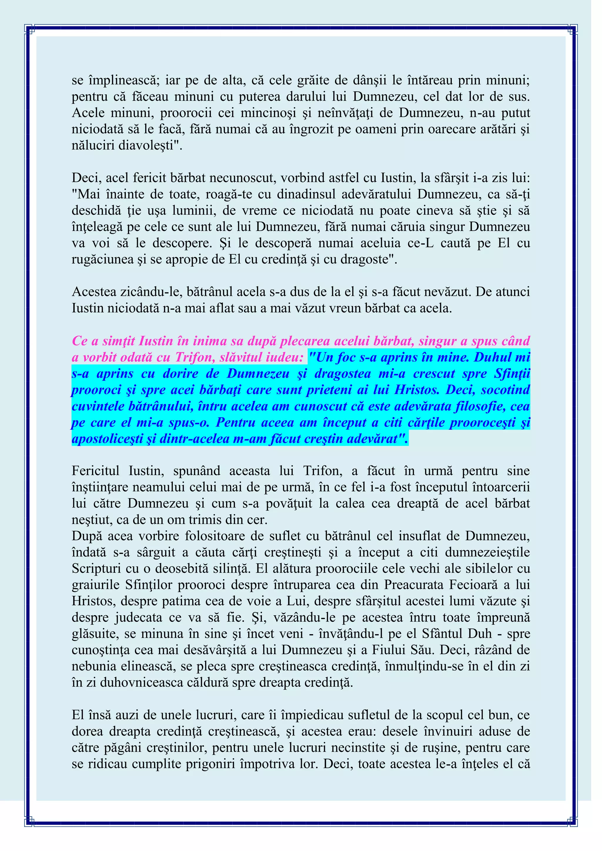 Acatistul Sfântului mucenic Iustin, filosoful (1 iunie) | PDF