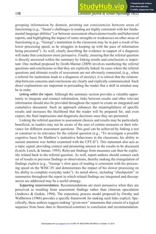 A C.L.E.A.R. Approach To Report Writing A Framework For Improving The ...