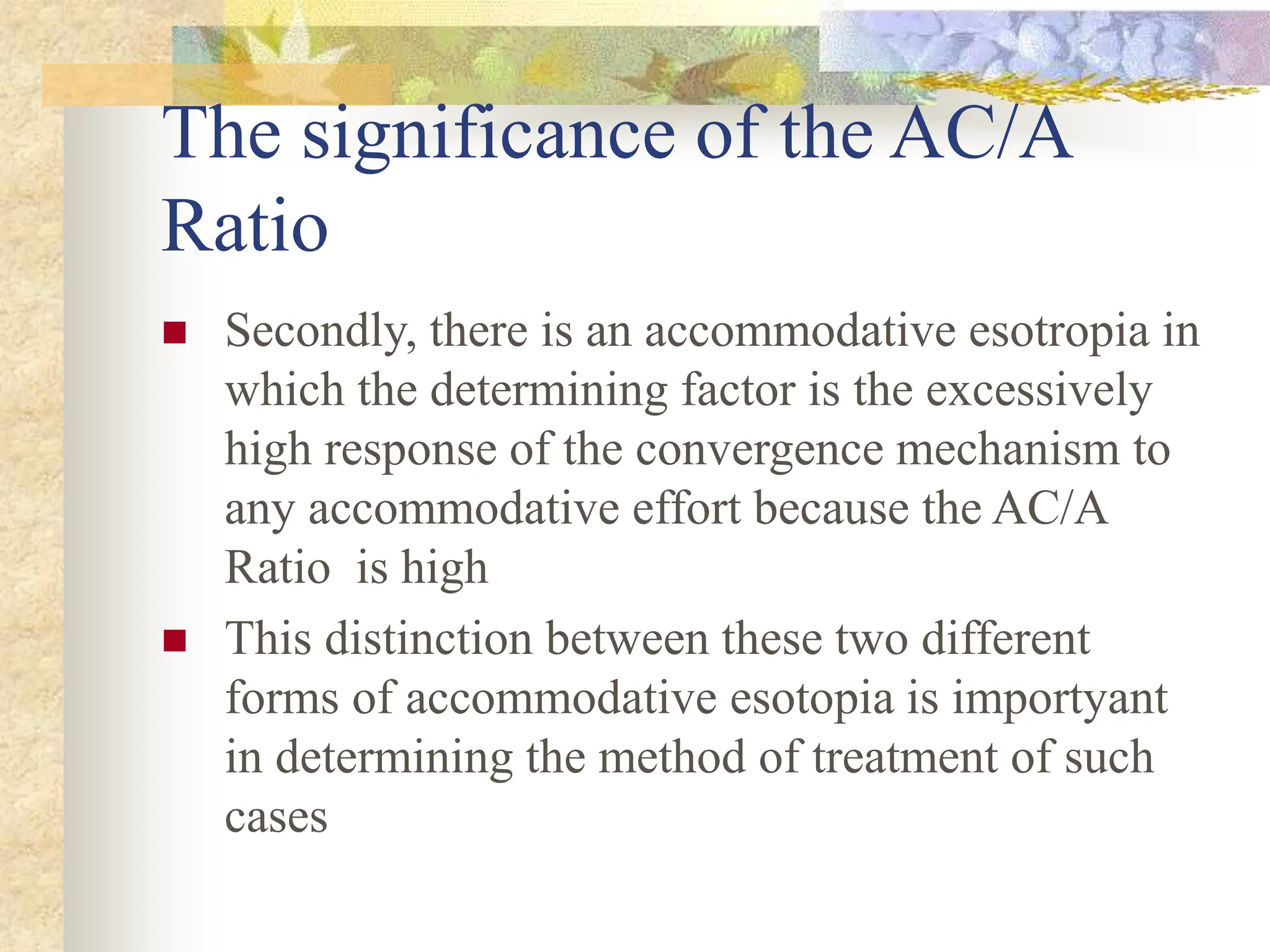 AC/A ratio | PPT