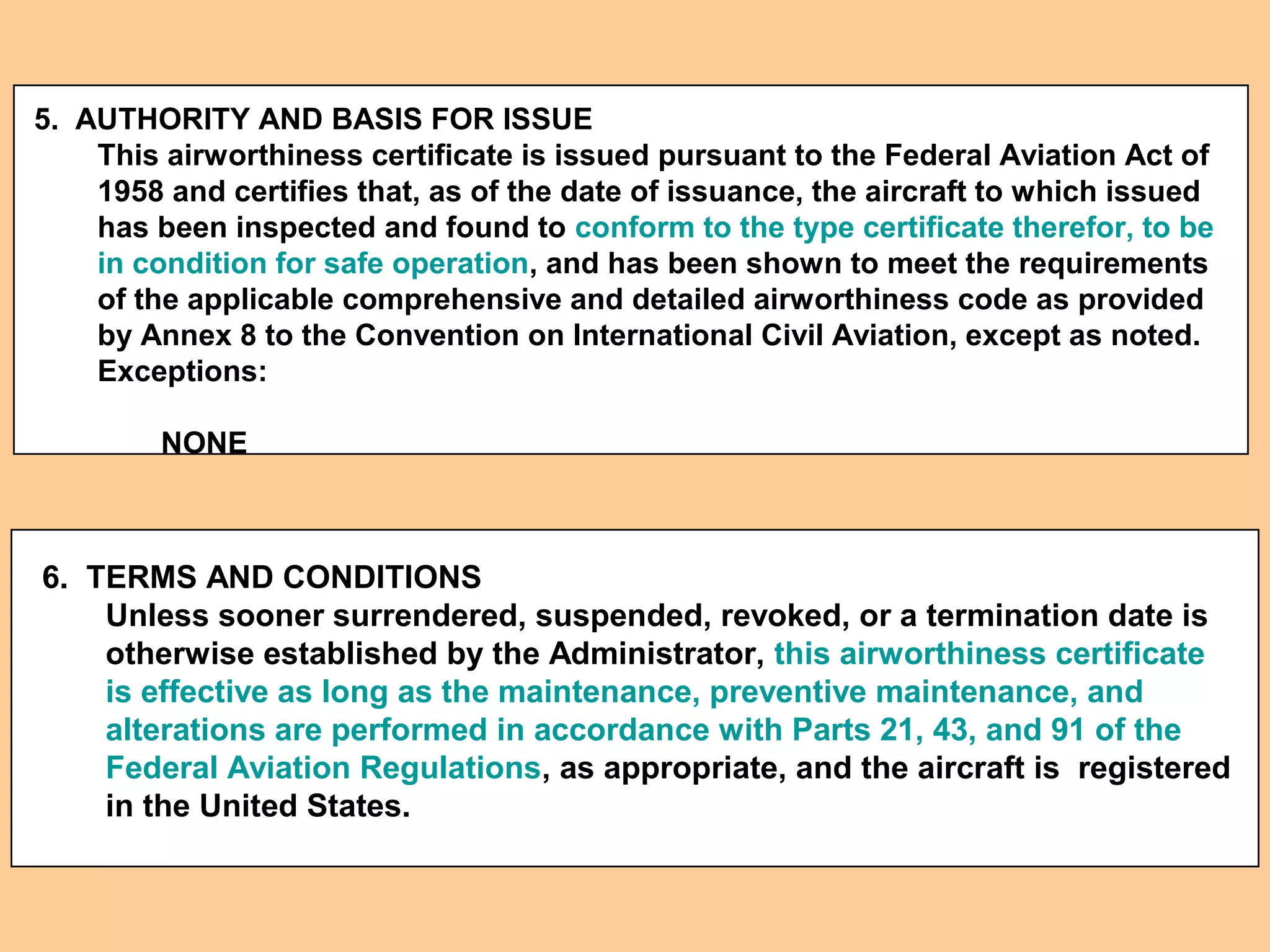 Aircraft Airworthiness | PPT