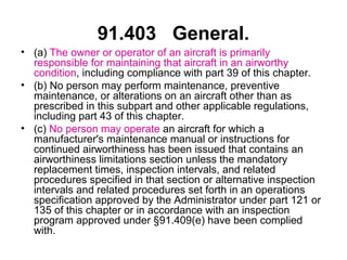 Aircraft Airworthiness | PPT