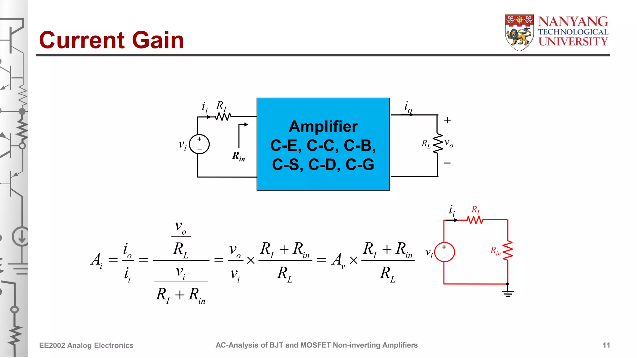 Ac analysis of bjt and mosfet non-inverting amplifiers | PDF | Dance ...